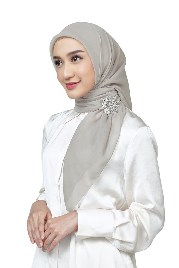 All Day Scarf - Gray - Nada Puspita