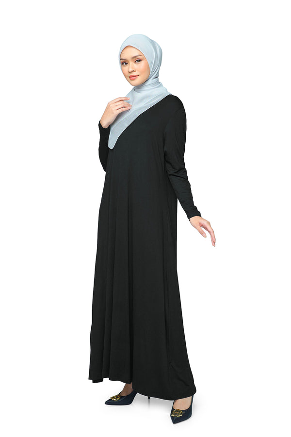 Inner Long Dress - Black - Nada Puspita