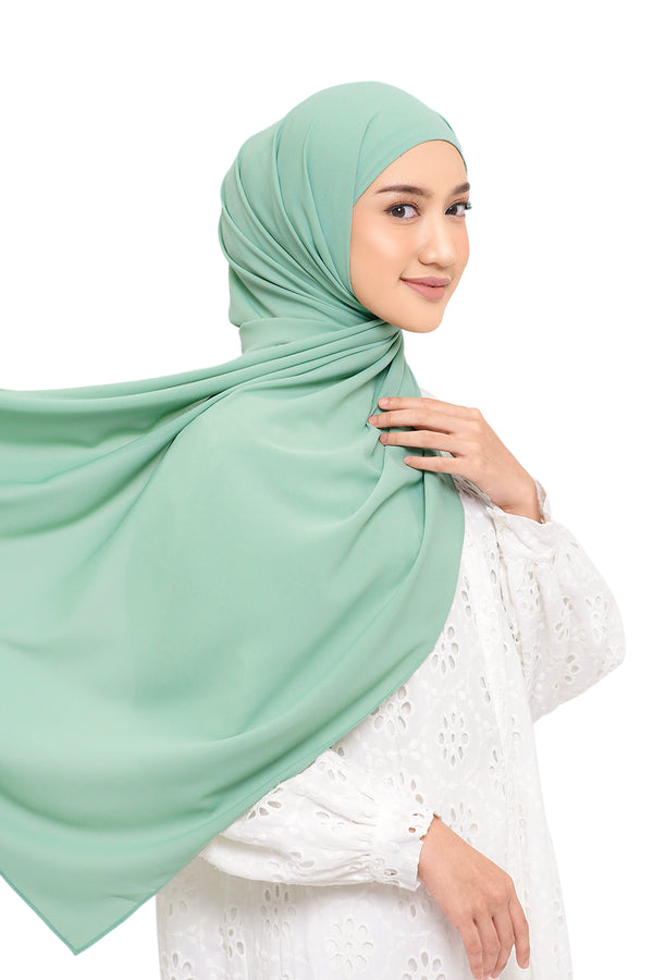 Moona Shawl - Mint - Nada Puspita