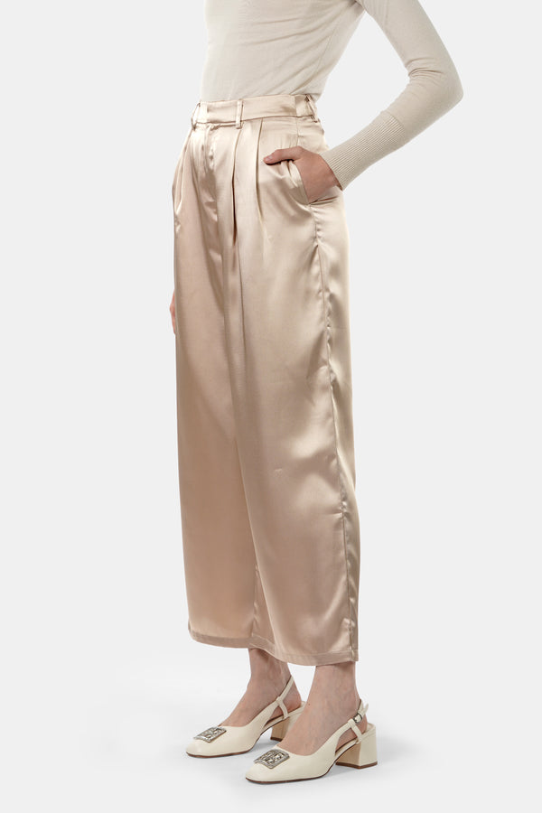 Noa Cullote Pants - Beige - Nada Puspita