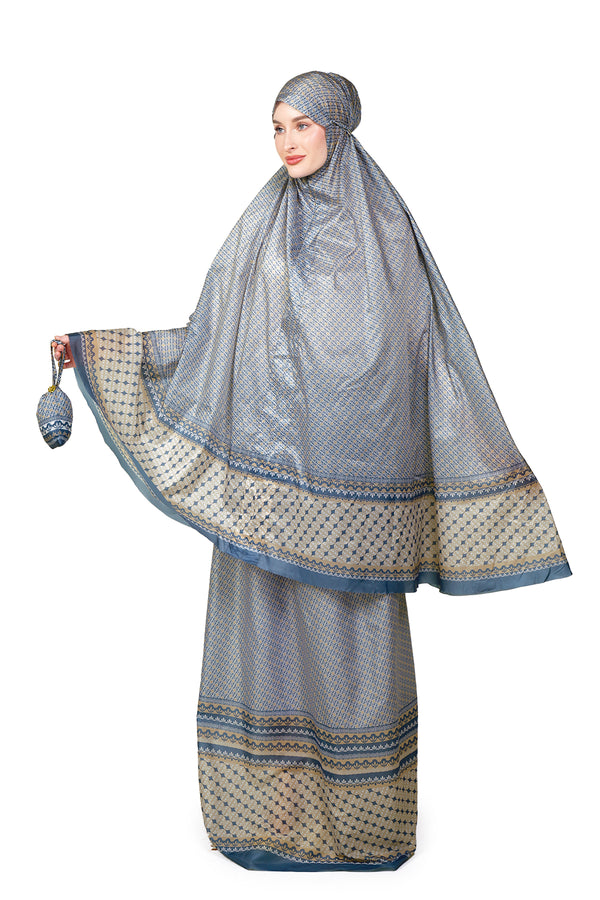 Nadagram Pocket Prayer Robe - Blue - Nada Puspita