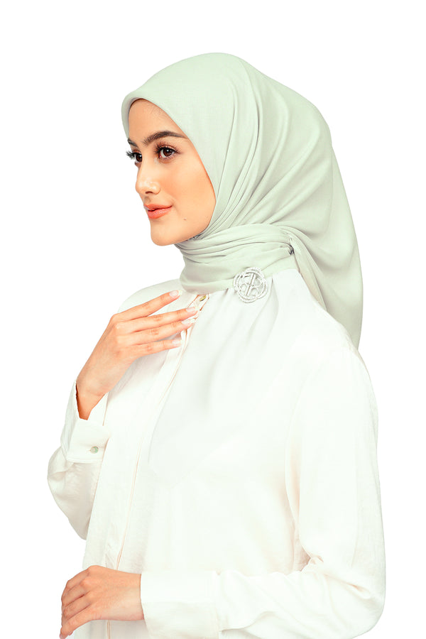 Nada Voile Scarf - Gray Violet - Nada Puspita