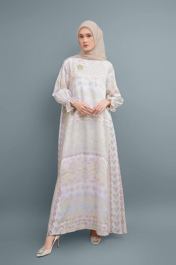 ASHMEERA MAXI DRESS - CREAM - Nada Puspita