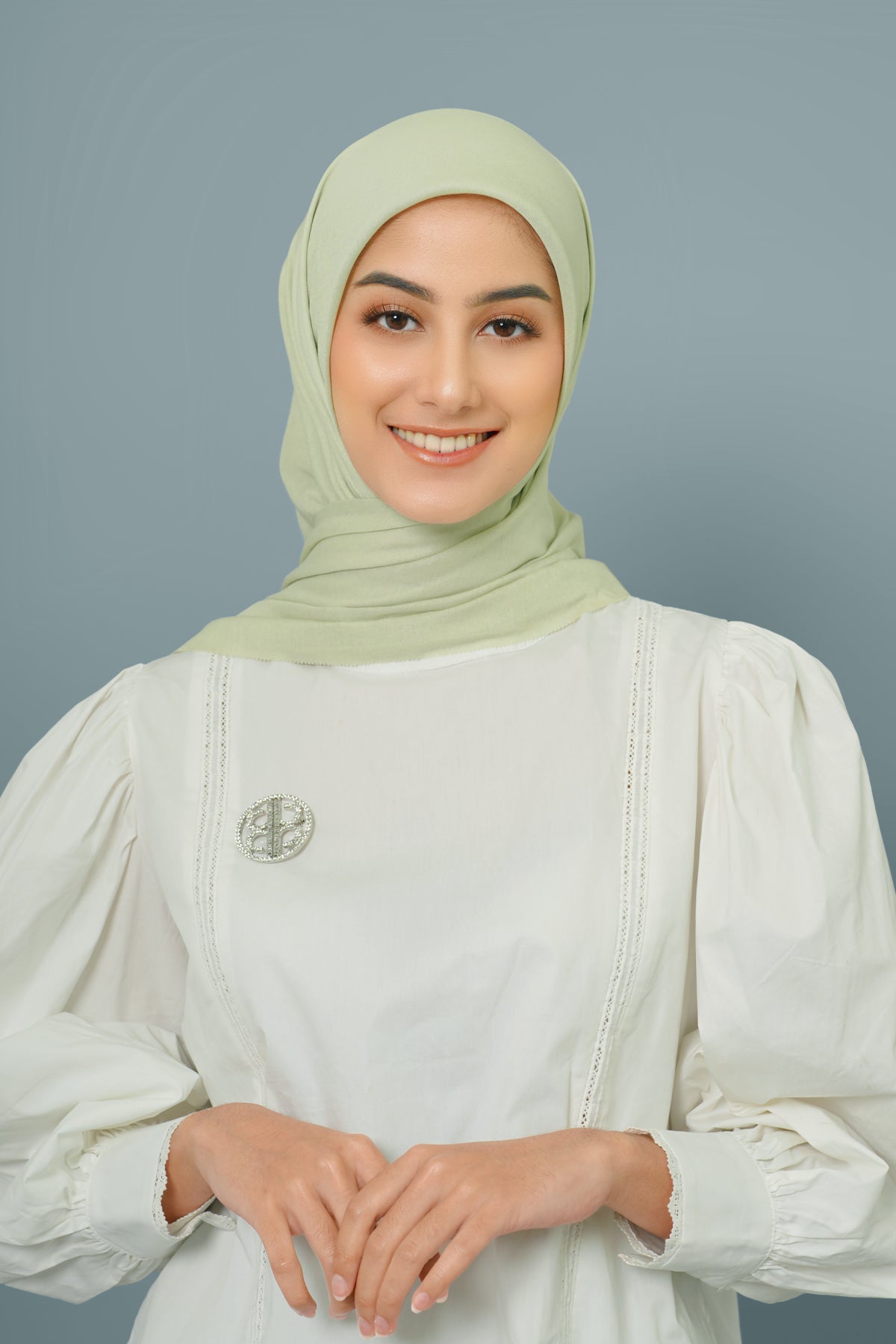 White voile scarf store