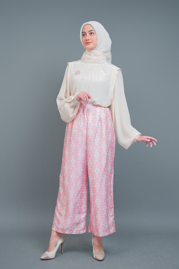 Diannova Loose Pants - Baby Pink - Nada Puspita